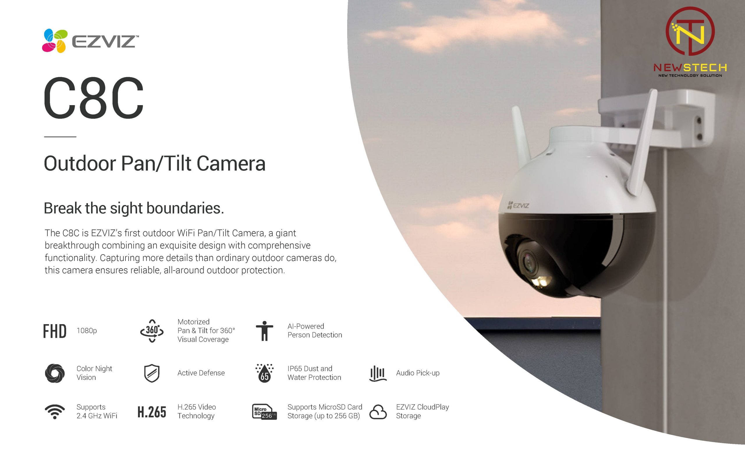 Camera Wifi EZVIZ C8C xoay thông minh chính hãng mới 2021 ở Tp Vinh ...