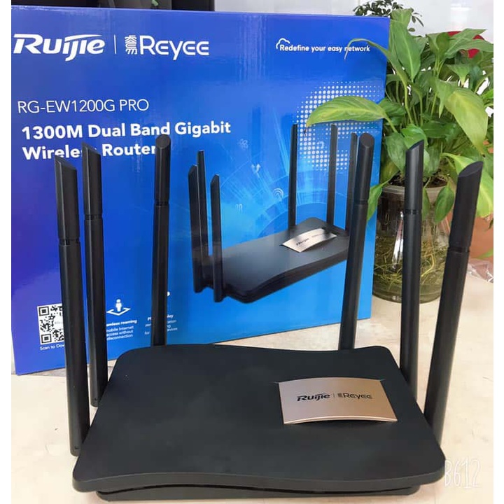 Bộ phát WiFi Ruijie RG-EW1200G Pro hỗ trợ Mesh, wifi xuyên tường ở Tp ...